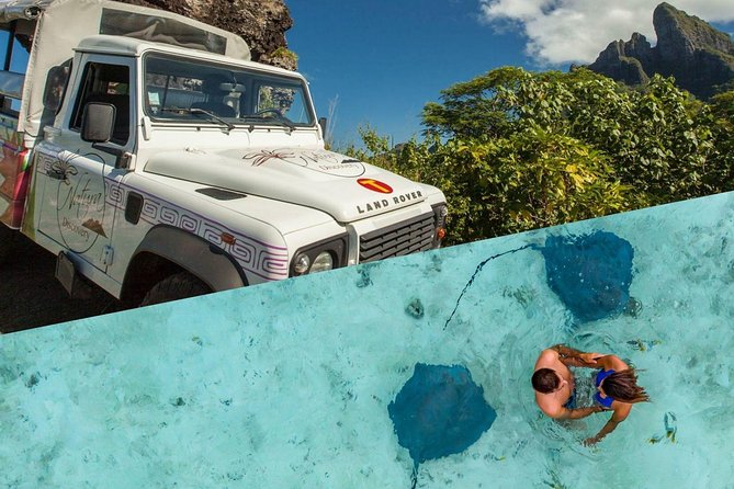 Bora Bora 4WD Tour, Lunch at Bloody Mary’s & Eco Shark & Ray Snorkel ...